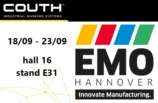 COUTH will be exhibiting at EMO Hannover 2023